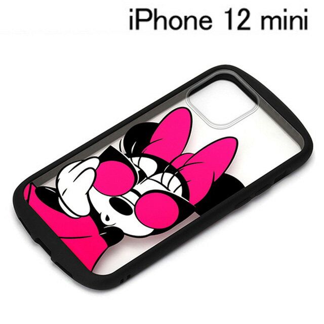 (C) Disneyディズニーキャラクターデザインの端末の色を生かせるクリア仕様のiPhone 12 mini用のガラスタフケース（ラウンドタイプ）です。背面にシールや写真を入れて自分好みにカスタマイズすることもできます。MIL規格（MIL...