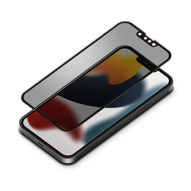 気になる視線を遮断するiPhone 13/13 Pro用 液晶全面保護ガラスの覗き見防止タイプです。 特殊ブラインド加工により、180°左右からの画面表示を見えづらくし、満員電車などでもプライバシーを守れます。 一般的なソーダライムガラスと...