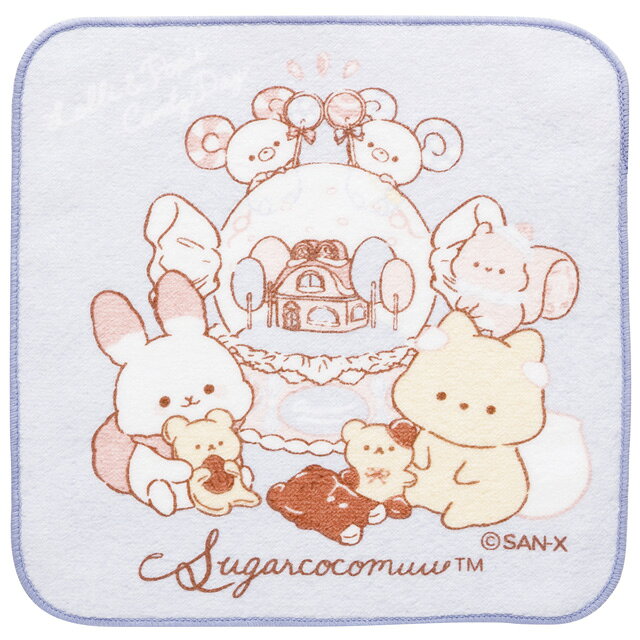 (C)san-x サンエックスの大人気キャラクター「シュガーココムー」のプチタオルです☆ ポケットに入れやすいサイズ！ ハンカチのかわりに吸収性のいいタオルをどうぞ！ プレゼントにも喜ばれそうなキャラクターグッズです♪ サイズ：約H200×...