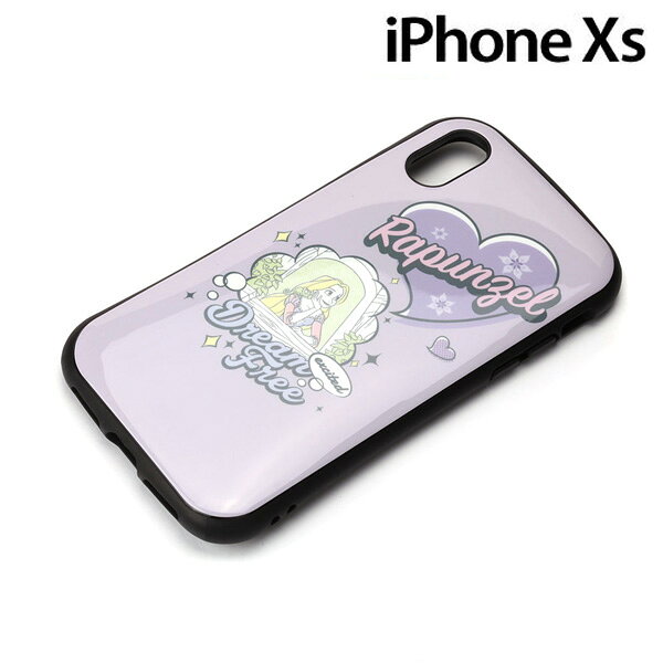 (C)DISNEY ポップなディズニープリンセスデザインがキュートなiPhone XS/X(5.8インチ)用ハイブリッドタフケースです。 MIL規格（MIL-STD-810G)の2項目、落下、振動に準拠した試験をクリアした、耐衝撃＆耐振動設...