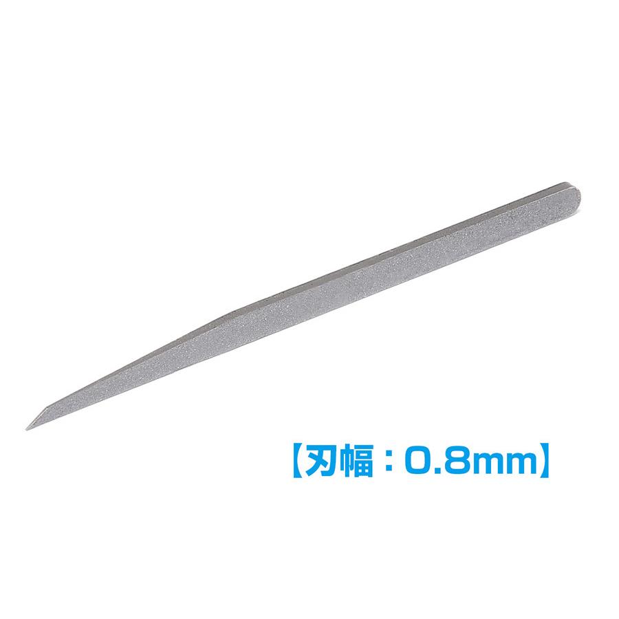 ウエーブ HGマイクロチゼル単品 刃幅0.8mm HT-546 ※追跡可能メール便 ※大変申し訳ございませんが現在、【北海道、沖縄は配送不可】となっております。 ※画像はイメージです。スジ彫り作業に便利な精密ノミの刃が登場プラスチックやレジ...