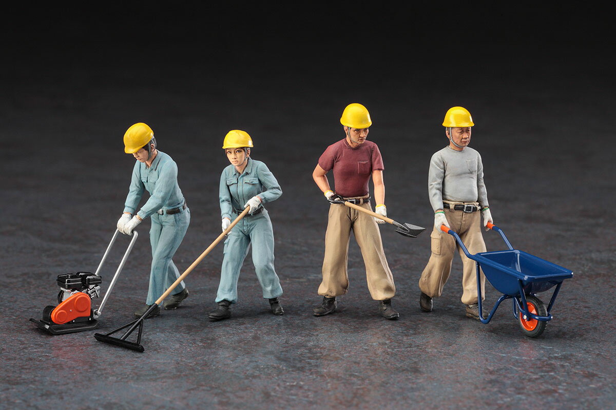 WM03 1/35 建設作業員セットA 舗装工事4体セット&アクセサリー ハセガワ 建機 プラモデル ※大変申し訳ございませんが現在、【北海道、沖縄は配送不可】となっております。 ※ 画像はイメージです。※未組み立て、塗装が必要なものです※...