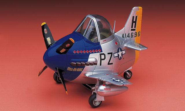 TH7 P-51 ムスタング ハセガワ たまごひこーき プラモデル ※大変申し訳ございませんが現在、【北海道、沖縄は配送不可】となっております。 ※ 画像はイメージです。※未組み立て、塗装が必要なものです※写真はキットを組み立て・塗装したも...