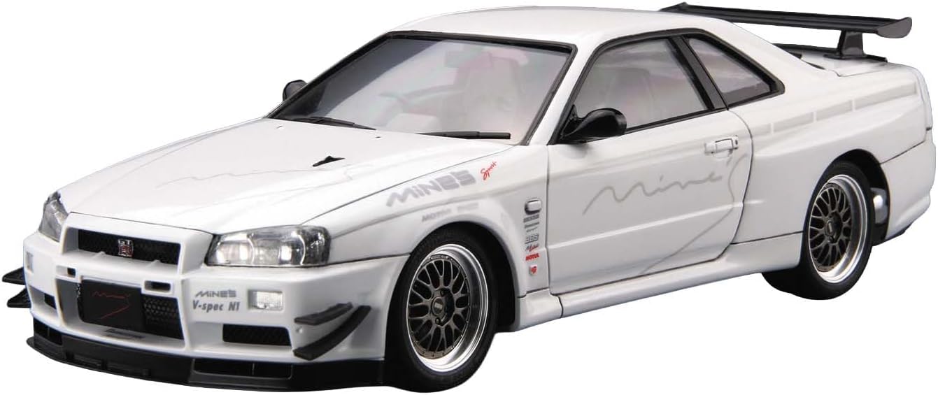 No.34 1/24 マインズ BNR34 スカイラインGT-R '02 ニッサン アオシマ ザ・チューンドカー プラモデル ※大変申し訳ございませんが現在、【北海道、沖縄は配送不可】となっております。 ※ 画像はイメージです。※未組み立て...