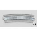 1876 高架橋付PCレールHC541-15-PC(F)(4本セット) トミックス Nゲージ 送料無料 ※大変申し訳ございませんが現在、【北海道、沖縄は配送不可】となっております。 ※　画像はイメージです●ゆるい単線の大半径高架カーブが組め...