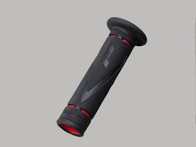 【仕様】長さ122mm、内径22/25mm肉厚が薄く、外径が細いタイプ。 エンド貫通※耐震GELの材質は溶剤に弱いため、PROGRIP耐震GELタイプ専用接着剤（63207）をご使用ください。レース・スポーツ走行・ツーリング等、オールラウン...