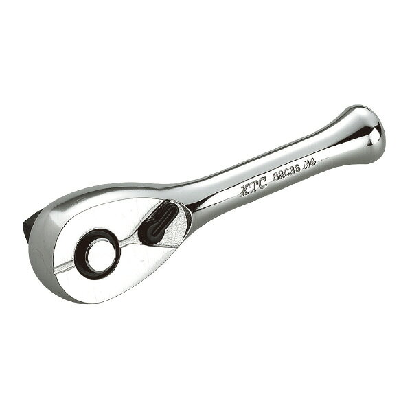 商品内容 商品名 　KTC BRC3S (9.5SQ) コンパクトショートラチェット 状態 新品未使用 内容 ●差込角：9.5sq. ●タイプ：小判形 ●送り角度：10゜ ●直径(mm)：22 ●ヘッド厚さ(T；mm)：10 ●全長(mm)...
