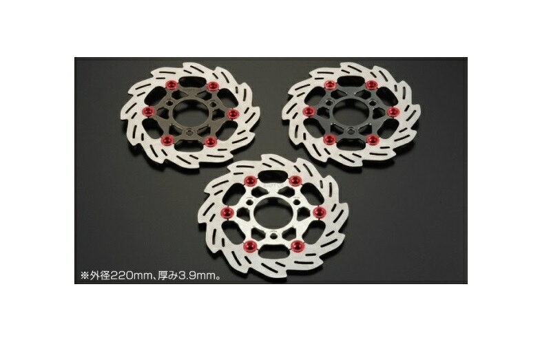 商品内容 商品名 シフトアップ 202050-33 ウェーブフローティングディスクローター 220mm シルバー/レッド エイプ100タイプD/XR50-100/NSF100 状態 新品未使用 内容 カラー：シルバー/レッド サイズ：外径2...