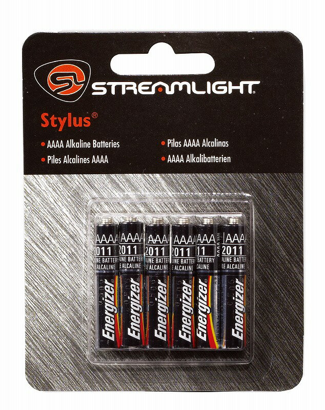商品内容 商品名 STREAMLIGHT ストリームライト 65030 スタイラス用電池 単6×6本入 状態 新品未使用 内容 商品説明： ・単6アルカリ乾電池6本入。 ・スタイラスシリーズ、ポリスタイラスシリーズ用。 注意事項： ※スタイ...