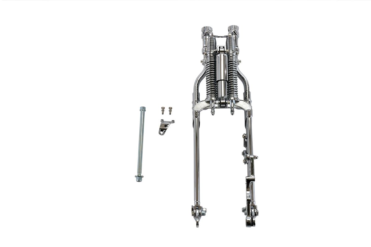 ■商品説明 スプリンガーフォーク本体、トップティー、ハンドルライザー、ダンパー、キャリパーサポート、アクスルシャフトが含まれます。 ■仕様 タイプ：FLタイプ カラー：クローム ■注意事項 ※画像はイメージです。サイズ、カラー違いの商品を含...