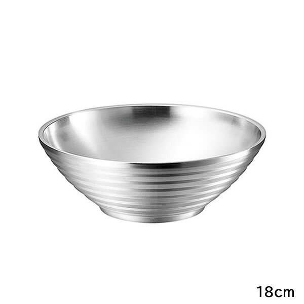 商品名DOMBLI ドンブリ ボウル 18cm 商品説明温度をキープするボウル。ステンレス二重構造で温かいものはもちろん冷たさもおいしくキープ。朝食のヨーグルトやフルーツなどにもどうぞ。※多少のキズ・くすみ等がある場合がございます。 サイズ...