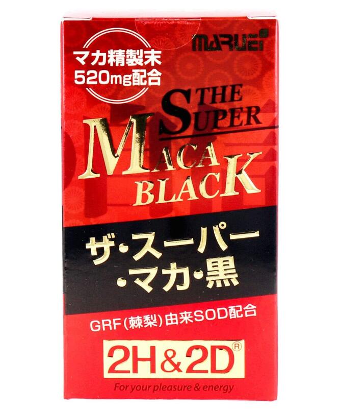 丸栄バイオファーマ 2H&2D ザ・スーパー・マカ・黒 約30日分 120粒入 1日4粒を目安に、水でお召し上がりください。 2H&amp;2D ザ・スーパー・マカ・黒 の特徴従来品「ザ・マカ・黒」と比較して、マカ濃縮エキスをなんと15%増...