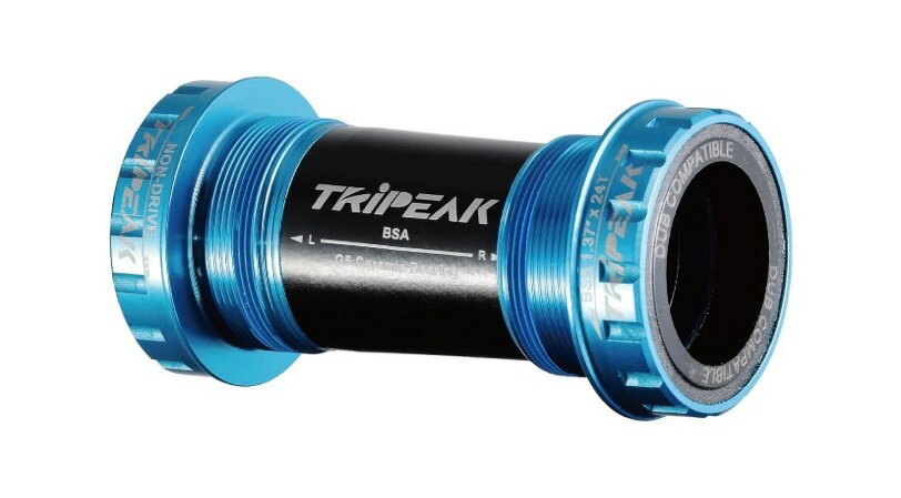 究極の回転効率でロードのポテンシャルを最大化するTRiPEAKボトムブラケット。高精度セラミック・スチールハイブリッドベアリングを採用し、ペダリング時の抵抗を極限まで低減。踏み出しの軽さと伸びるような加速感を実現します。 アルミCNC加工に...