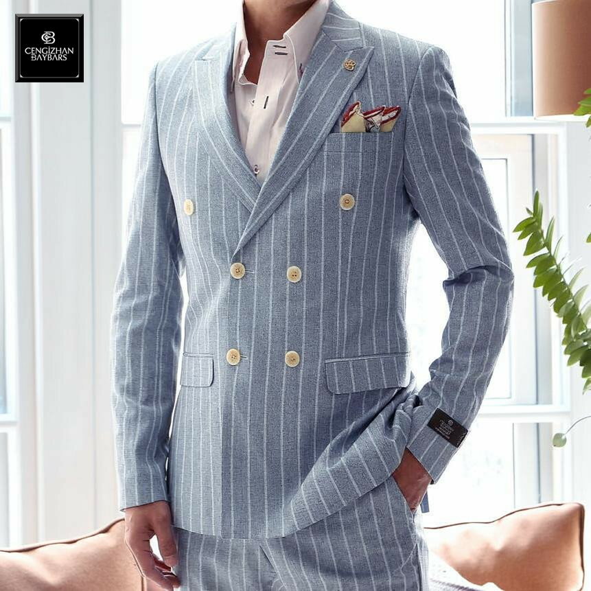 【CENGIZHAN BAYBARS】 ●ブレザー単品販売です。ズボンは含まれません。 ウェストシェイプしたタイトシルエット。 ビジネスモードのジャケパンスタイルに、 お洒落してお出かけする日の一着に。 ポケットチーフを添えて、パーティーな...