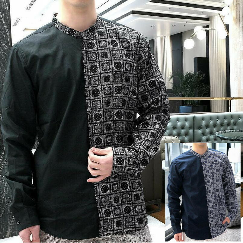 綿100％のレトロな長袖バンダナ柄シャツです。 【日本製】 国内メーカーより生地を厳選。 縫製・生産に至るまですべて『国産』にこだわった逸品です。 綿100％ですので通気性や吸水性に優れています。 襟はスタンドカラーで首元をスッキリと洗練さ...