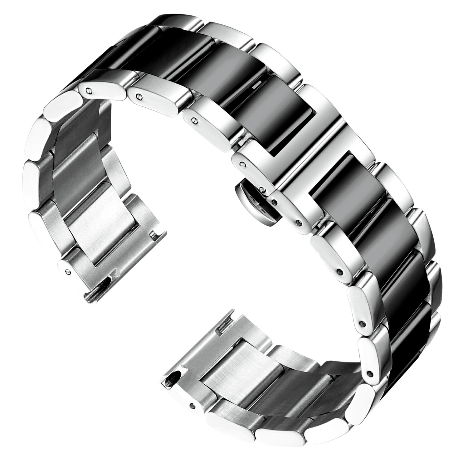 【3 つの異なるテクスチャ表面】 ブラシをかけられたマットな金属表面は控えめで高級に見えます。中間のブラシをかけられた表面は特別でファッショナブルに見えます。磨かれた表面は輝いて眩しく見えます。異なるテクスチャ表面はあなたの時計とあなたの生...