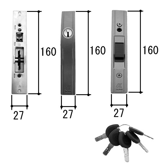 【商品色】 ブロンズ(BR) 【内容】 交換用ディンプル錠セット 【対象商品】 立山アルミ 玄関引き戸T型 (〜2007年) 玄関引戸 宝達（1984年〜2001年） 【備考】 引き違い戸用です 引き分け戸はPKH6075になります立山アル...