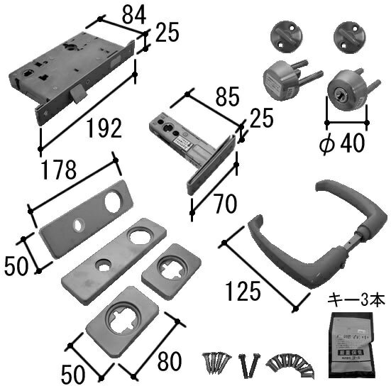 【内容】 レバーハンドル 錠ケース シリンダー サムターン キー3本 【対象商品】 断熱エスタシア (2006年廃止) 【備考】 錠ケース 刻印 GOAL GZ ◆メーカー発注後のキャンセル、初期不良・当社手違い以外の返品交換は、お受けいた...