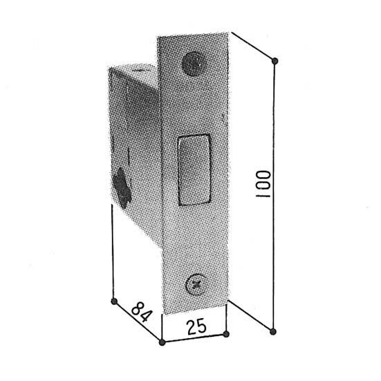 【商品色】 NA 【内容】 本締り錠 【対象商品】 VXドア (2001年廃止) 【備考】 ゴール製 刻印 GOAL GD ネジピッチ80mm バックセット(B.S)64mm三協アルミVXドアシリーズの本締り錠 GOAL GD の刻印があります