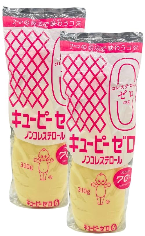 キューピー マヨネーズ キューピーゼロ ノンコレストロール をお得な2本セットにしました。「マヨネーズは食べたいけど、カロリーやコレストロールが気になる！」というあなたの希望を叶える『コレステロールゼロ』『カロリー70％カット』のマヨネーズ...
