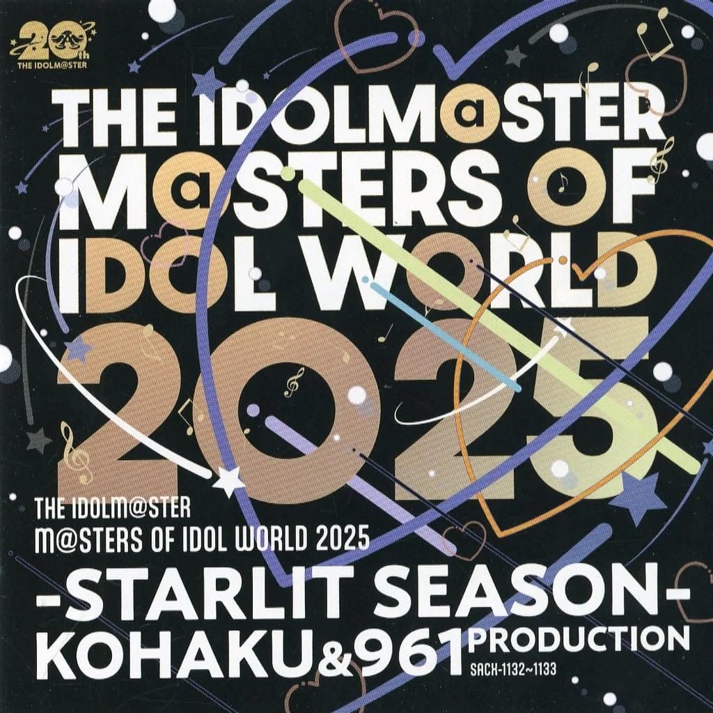 「THE　IDOLM＠STER　M＠STERS　OF　IDOL　WORLD　2025」会場オリジナルCDです。