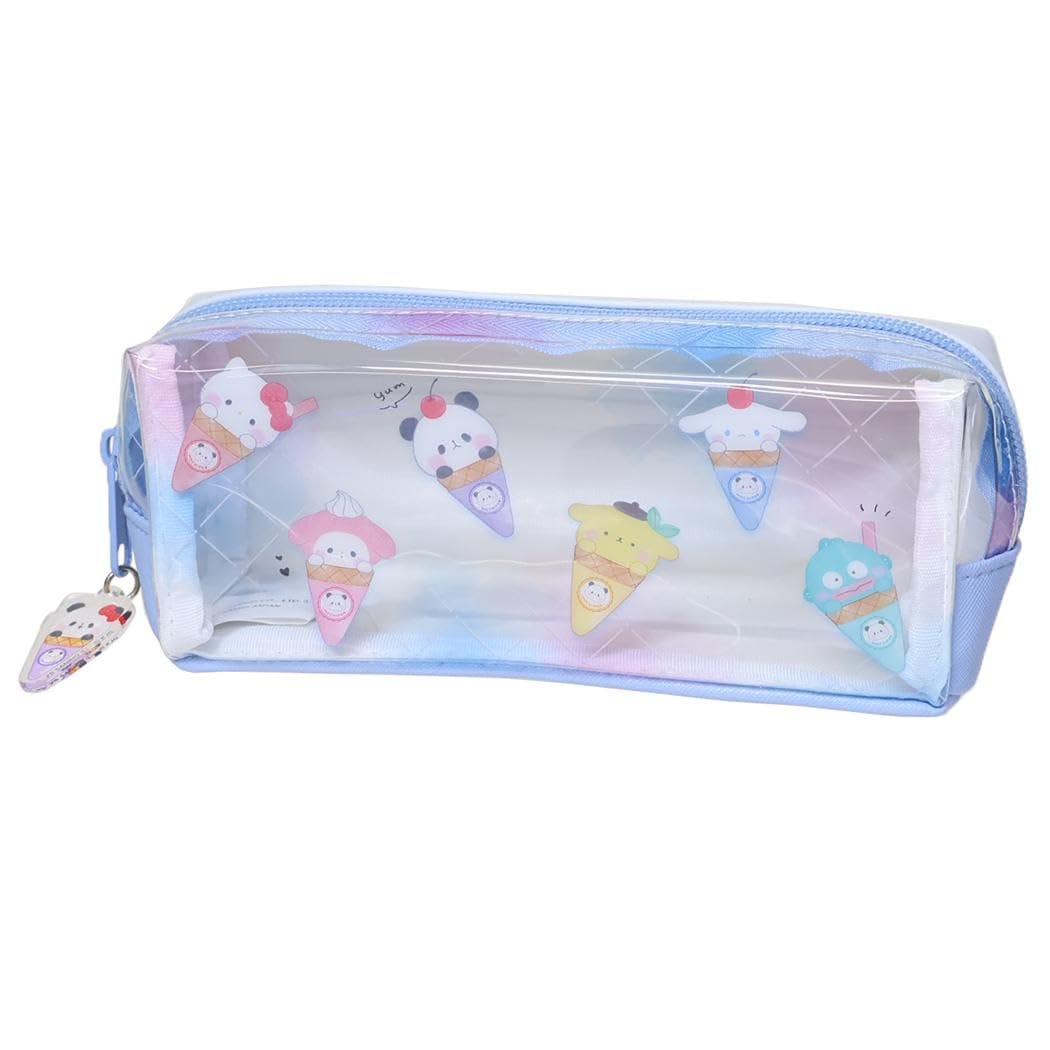 大容量でたっぷり収納できるBOXペンポーチペンポーチ/筆箱/文具/雑貨/大容量文具 文房具 おしゃれ 筆箱 学校 社会人 ペンケース もちもちぱんだと大人気サンリオキャラクターのコラボステーショナリーシリーズこちらは定番人気アイテム[ボック...