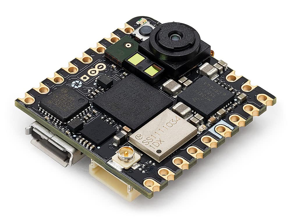 【統合ビジョン&AI機能】Arduino Nicla Vision [ABX00051]は、ビジョンベースのAIアプリケーション向けに設計されたパワフルでコンパクトなボードです。 5MPカメラとAmbarella CV22 AIビジョンプロ...