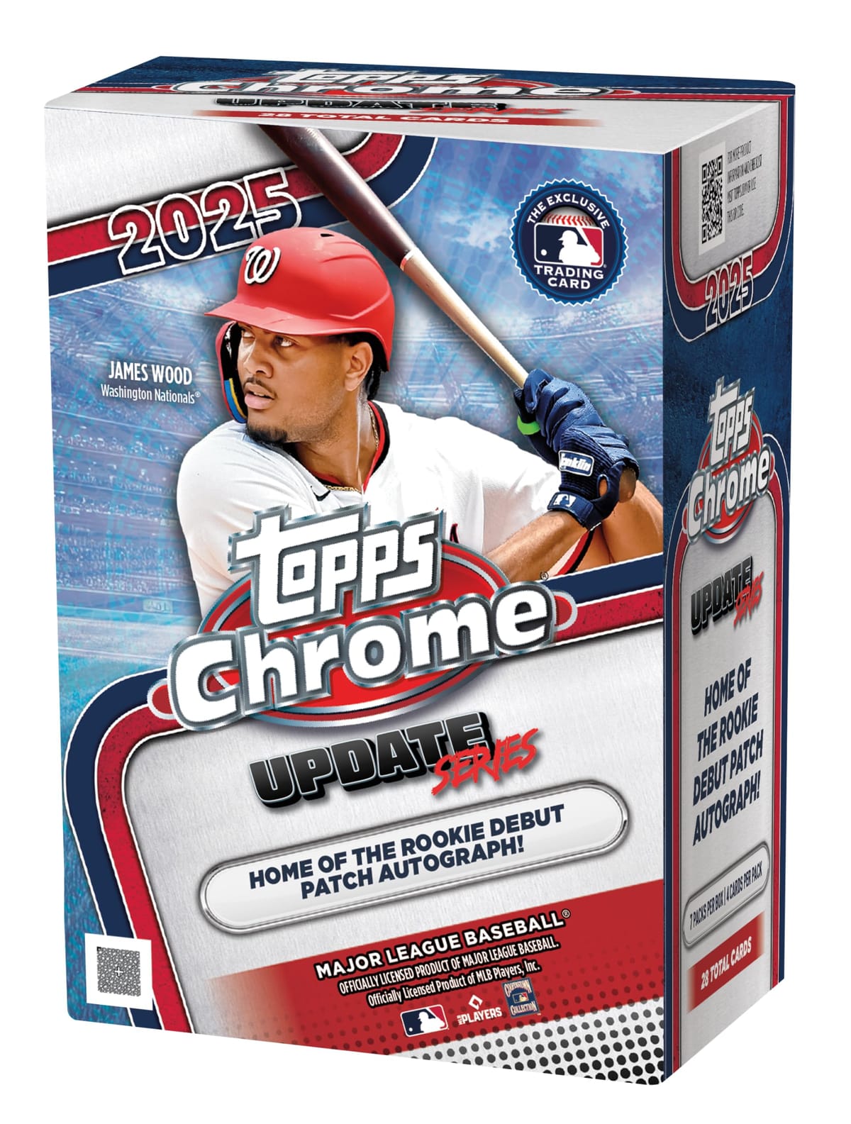 4 Cards per Pack, 7 Packs per Box Look for Exclusive Sepia Parallels 2025 Topps Chrome Baseball Update Series が、シグネチャー級の...