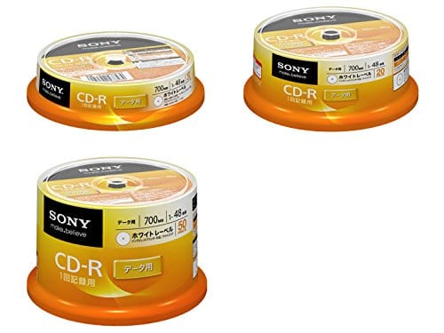 規格:CD-R種類:PC用 / 48倍速入数:20盤面印刷:可 / 印刷面:ワイド