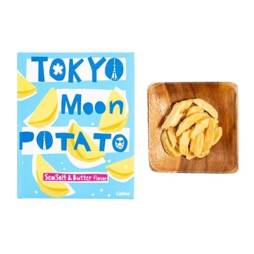 【内容量】20g×6袋 じゃがいもをコロンとした三日月型にカット。 ザクッホクッほろっとした食感と、素材を引き立てる海の塩「海の精」(＊)とバターの風味が楽しめます。 月夜にゆったり楽しんでいただきたい、こだわりの味わいです。 ＊ 食塩は東...