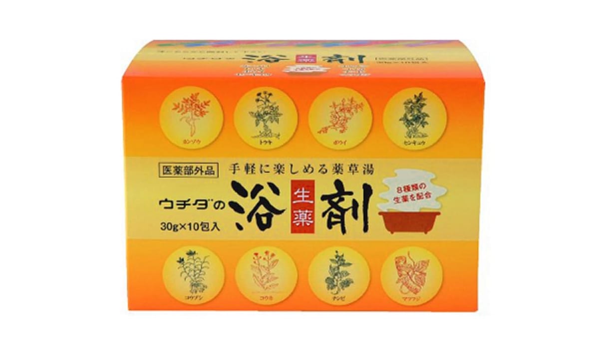 手軽に楽しめる薬草湯。 手軽に楽しめる薬草湯(8種類の生薬を配合) ウチダの浴剤は体を温め、リラクゼーションを誘う8種類もの生薬を小袋に詰めたパックタイプなので、本格的な生薬風呂が気軽にお楽しみいただけます。 【用法・容量】 浴槽の湯150...