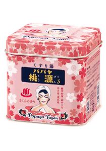 商品名 パパヤ桃源S 70g缶 さくらの香り 内容量 70g 湯色 クリアピンク 香り さくら 効能・効果 あせも、荒れ性、うちみ、くじき、肩のこり、神経痛、しっしん、しもやけ、痔、冷え症、腰痛、リウマチ、疲労回復、ひび、あかぎれ、産前産後...
