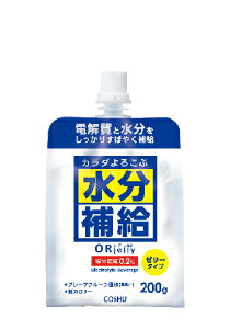 商品名 カラダよろこぶ水分補給オーアールゼリー 原材料名 海洋深層水、ブドウ糖（国内製造）、食塩／ゲル化剤（増粘多糖類）、 酸味料、乳酸Ca、香料、塩化K、甘味料（アセスルファムK、ステビア） 100g 栄養成分表示 (100g)あたり エ...