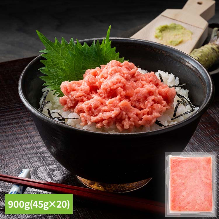◎キハダマグロ使用マグロらしい味わいを手軽に楽しめる、便利な冷凍たたき商品です。マグロならではの旨みと風味をしっかり感じられるよう、なめらかさの中にほどよく食感を残した粗挽き仕立てにしています。口あたりが良く、ご飯との相性も抜群。そのままご...