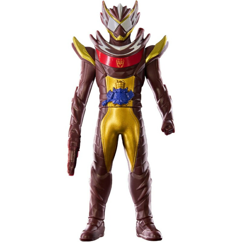 お子さまの手にちょうどいいサイズ！ヴァレン フラッペカスタムの定番ソフビ 『仮面ライダーガヴ』より、「ライダーヒーローシリーズ 仮面ライダーヴァレン フラッペカスタム」が登場！ 全高約14cmという、小さなお子さまの手にぴったりと収まる遊び...