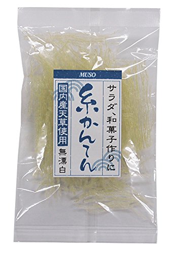 パッケージ個数:1・原材料:海藻（天草）・商品サイズ(高さx奥行x幅):250.0mmx40.0mmx150.0mm商品紹介 漂白を使わず、国内産の天草のみを原料とした細寒天です。 国内産の天草のみを使用し、糸状に細くした寒天です。 岐阜県...
