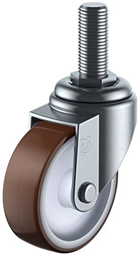 ストッパー無-/-/ST-100UR-M12X35・パッケージ個数:1・ユーエイ 　ねじ込み式　自在　キャスター　ウレタン　車輪径100mm　　Sタイプ　ST型　ネジ寸法M12×35ピッチ1．75 ST-100UR-M12-35●走行性・耐...