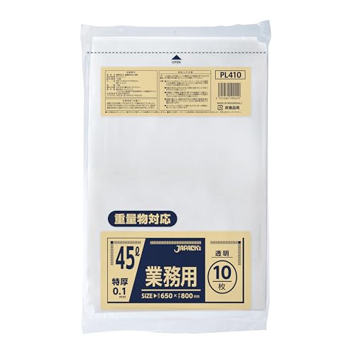 nill/45L/4521684100429・Size:45L・パッケージ個数:1・本体サイズ（幅×長さ）:65×80cm(1枚あたり)・素材・材質:ポリエチレン・原産国:インドネシア・厚さ:0.1mm・厚みが0.1mmの超特厚タイプ、突起...