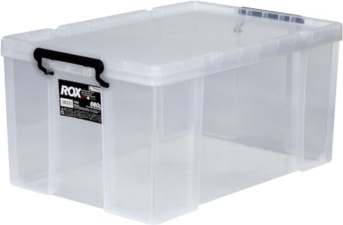 13_660L(幅44×奥行66×高さ32cm)02_クリア/06_フタ式クリアケース/ROX-660L・Color:02_クリアStyle:13_660L(幅44×奥行66×高さ32cm)・パッケージ個数:1・最大外寸(約):幅44×奥行...