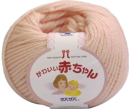 単品Col.4/-/2202・品番:2202・太さ:並太・仕立:40g 約105m・色・柄:Col.4 ピンク 系・素材:アクリル60%、ウール40%洗濯機で丸洗いOKのベビーヤーン 毛玉ができにくく、制電性に優れたベビー用、棒針向き手あみ...