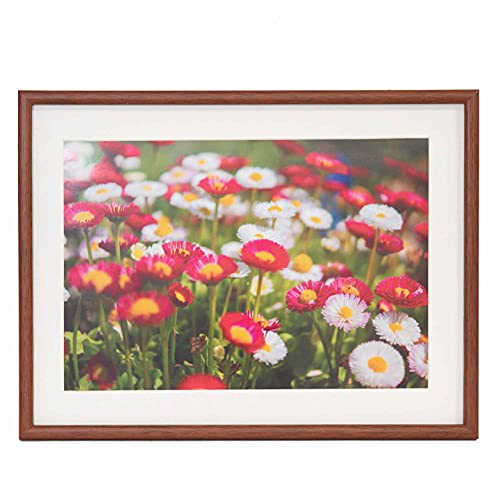 軽量ブラウン/ワイド4切/407901・Size:ワイド4切Color:ブラウン・パッケージ個数:1・前面板には透明PET板(厚さ0.5mm)を採用。軽量で、破損を防ぐことができます。・木製・厚手Vカットマット台紙(厚さ1.3mm)・額縁外...