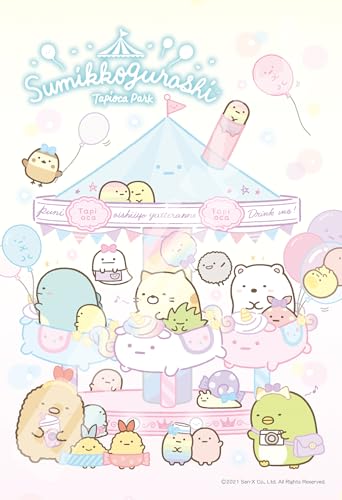 適合パネル:No.3-/-/300-1559・ピース数:300ピース・仕上りサイズ:380×260mm・適合パネル:No.3・素材:紙・付属品:パズル専用のり、のりヘラ、ピース請求ハガキ付属「たぴおかパーク」テーマが300ピースジグソーにな...