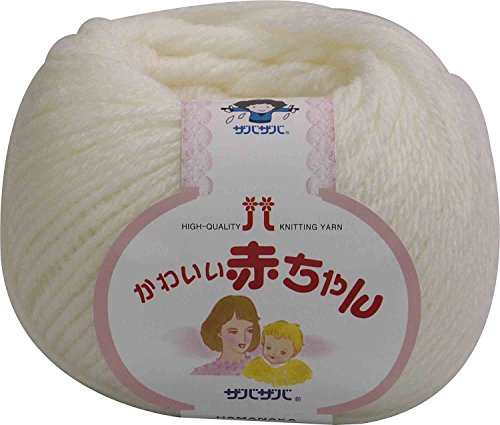 単品Col.1/-/2202・品番:2202・太さ:並太・仕立:40g 約105m・色・柄:Col.1 ホワイト 系・素材:アクリル60%、ウール40%洗濯機で丸洗いOKのベビーヤーン 毛玉ができにくく、制電性に優れたベビー用、棒針向き手あ...