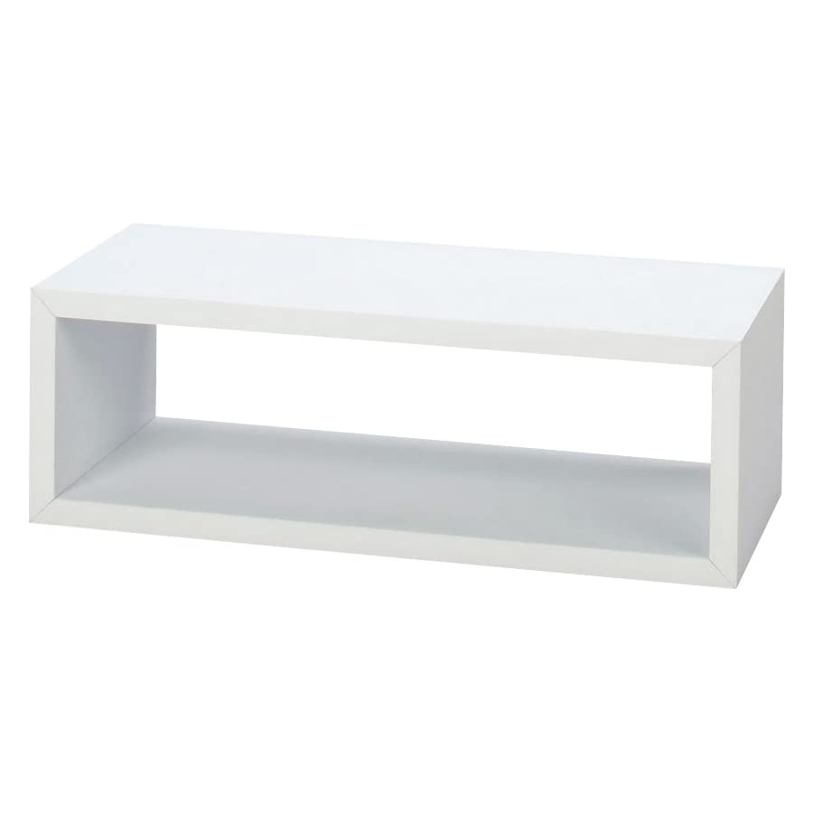 ホワイト/本体サイズ:W54×D23×H18/NWS-556WH・Color:ホワイト・パッケージ個数:1・【Puzzle rack】 パズルのように、自由に組み合わせが可能なパズルラック。収納したいもの、限られたスペースに合わせて収納スペ...