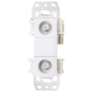 テレビ端子-/-/WSUE77BE・Style:テレビ端子・パッケージ個数:1・【用途】壁面にテレビコンセントを設置する際に使用します。・【特徴】取付パーツは着脱可能で、市販プレートの高さに合わせることが出来ます。・【特徴】ケースは亜鉛ダイ...