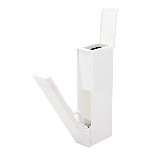 単品ホワイト/8×16×41.5cm/BB-133・Style:単品PatternName:ケース付きブラシ・パッケージ個数:1・サイズ: 8×16×41.5cm・重量:86g(ブラシ)・機能ブラシと消臭トイレポットがひとつになっている。・...