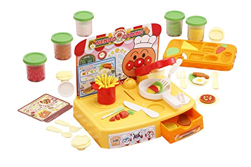 マルチカラー/ワンサイズ/-・(C)やなせたかし/フレーベル館・TMS・NTV・(b)対象年齢 :(/b)3才以上こねこねんどシリーズから「ねんどでおりょうりアンパンマン」が登場! (.co.jpより)