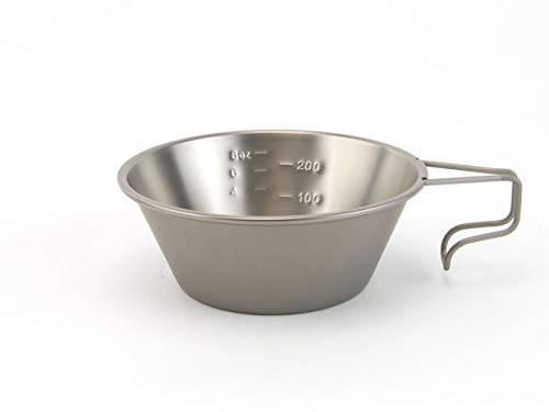 チタンシェラカップマルチ/1個 (x 1)/E-104・Style:チタンシェラカップ・パッケージ個数:1・材質:チタニウム・ソロアクティブシーンからファミリー、オートキャンプまで様々なシーンで使いこなせます。・指に掛かりやすいスノーピーリ...