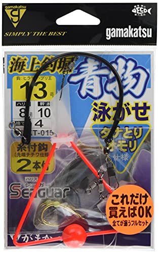 シンプル-/-/KT-015・パッケージ個数:1・鈎:13号・ハリス:8底付近を攻めても根掛かりしにくくなっており、底ギリギリを攻めることができます。エダスは短めに設定し、ターゲットを底付近から表層まであらゆるタナをピンポイントで狙うことが...