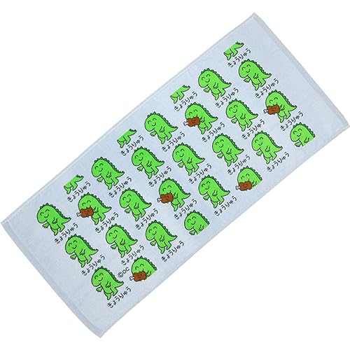 かわいいグリーン/-/-・サイズ：約34×75cm・素材：コットン100%大人気の「おえかきさんシリーズ」からフェイスタオルの登場です。 キュートでかわいいデザインで、綿100%なので触り心地が良くとっても気持ちいいよ。 たくさんの絵柄で種...
